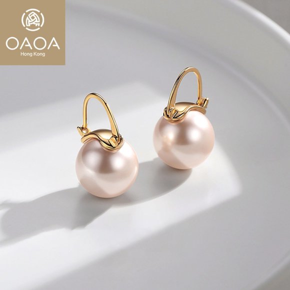 OAOA | Jewelry | Oaoa Pearl Drop Earrings Rose Gold | Poshmark